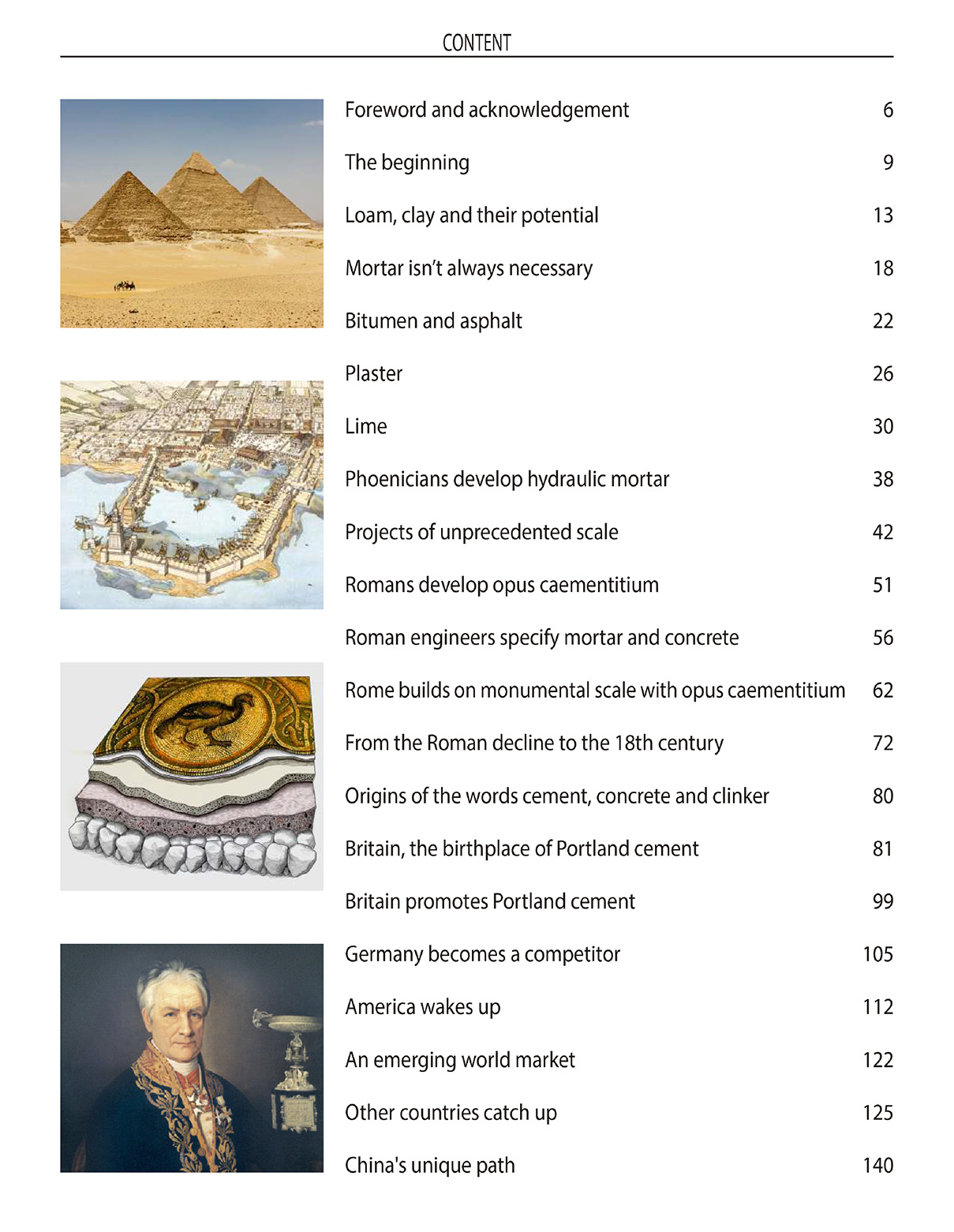 Illustrated History of Cement and Concrete | Cement History Book